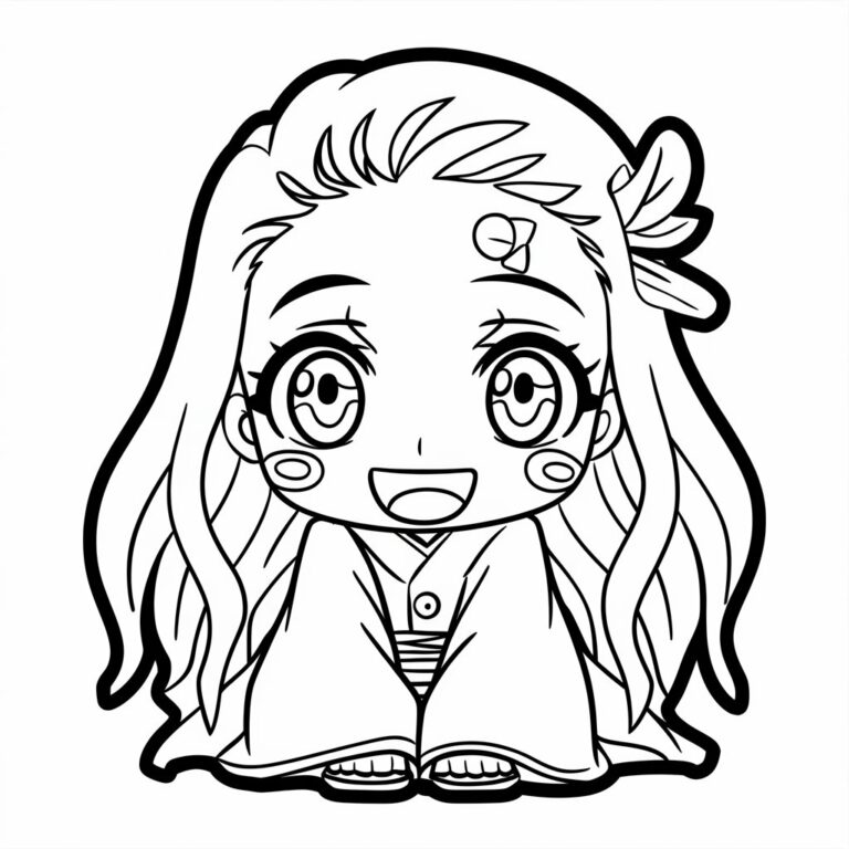 27 鬼滅の刃塗り絵 可愛い 印刷