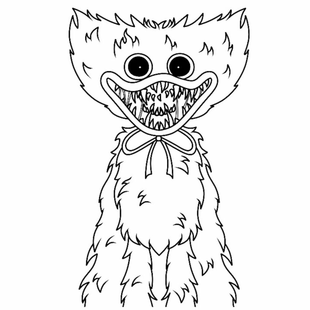 ハギーワギー 塗り絵 PDF